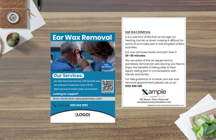 Ear Wax Removal Leaflets | Enhance Pharmacy Service Awareness - Robson ...