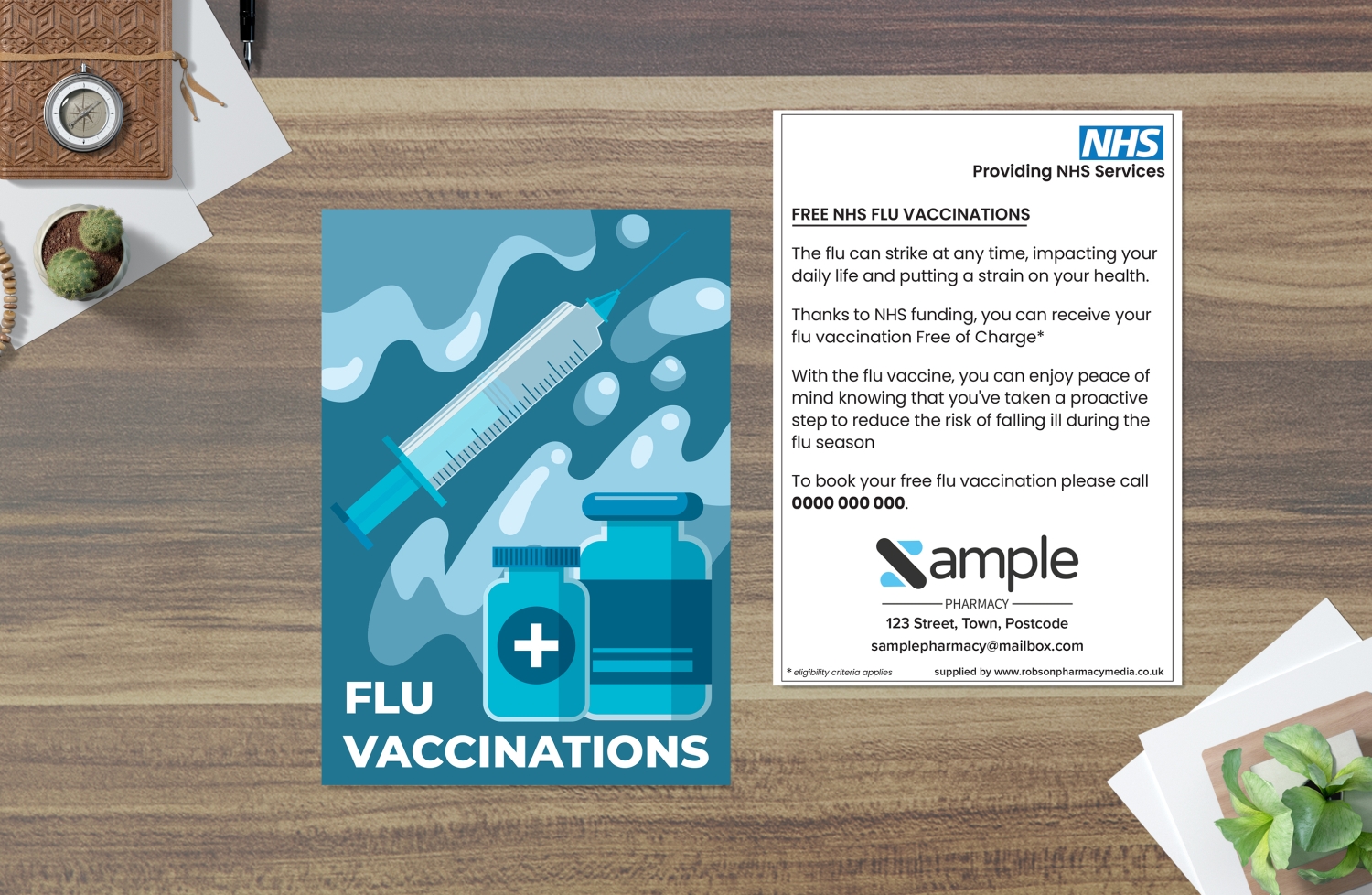 Flu Vaccination Leaflets | Promote Pharmacy Services - Robson Pharmacy ...